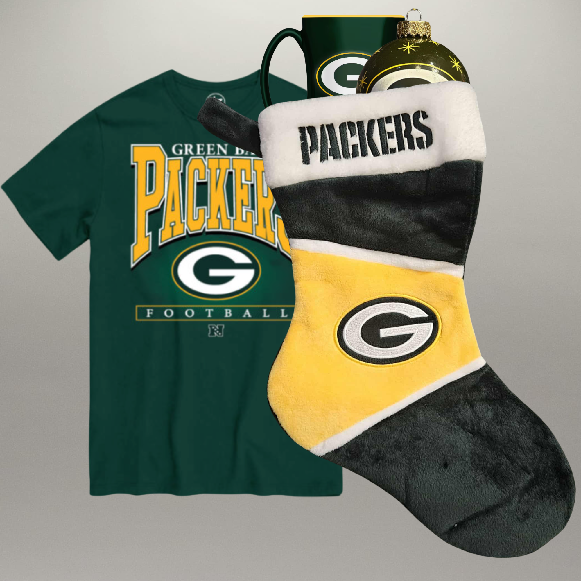 Bas de Noël des Packers de Green Bay | Logo Sport Qc